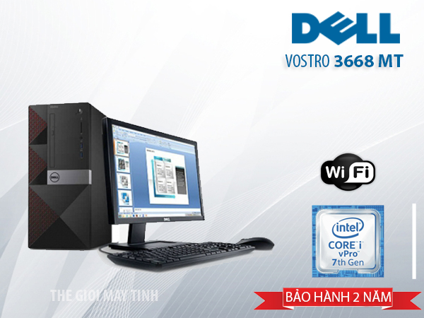Máy tính DELL Vostro 3668 MT giá rẻ bảo hành 2 năm